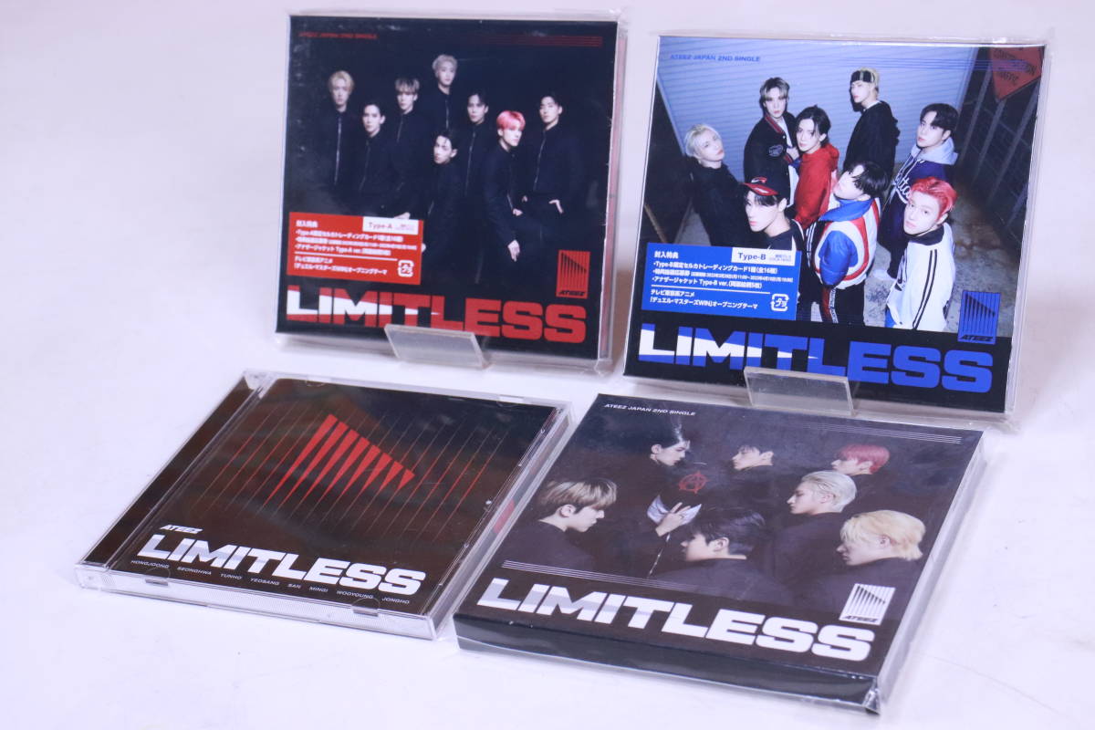 【やや傷や汚れあり】ATEEZ CD 4枚セット JAPAN 2ND SINGLE LIMITLESS 日本コロンビア 中古現状品 カバー無し (F8321)の落札情報詳細 - Yahoo ...