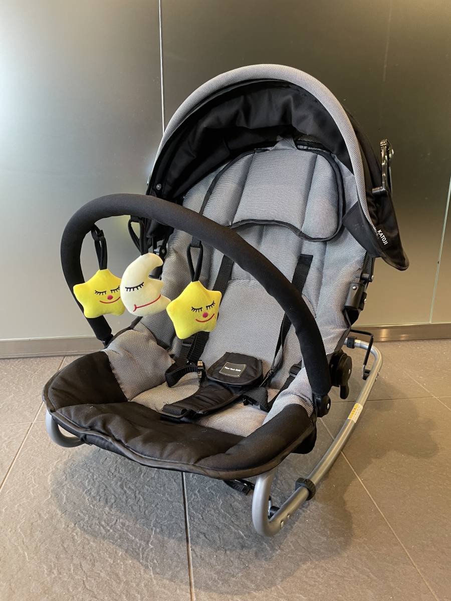 【目立った傷や汚れなし】KATOJI ベビーバウンサー ニューヨークベビー NEW YORK BABY ベッド バウンサー リクライニングの落札情報詳細 - Yahoo!オークション落札価格 ...