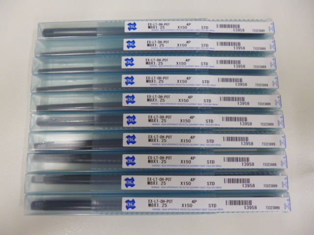 【未使用】未使用 OSG オーエスジー EX-LT-DH-POT M8×1.25×150 4P STD ポイントタップ 深穴用 ロングシャンク 10本の落札情報詳細 - ヤフオク落札価格検索 ...