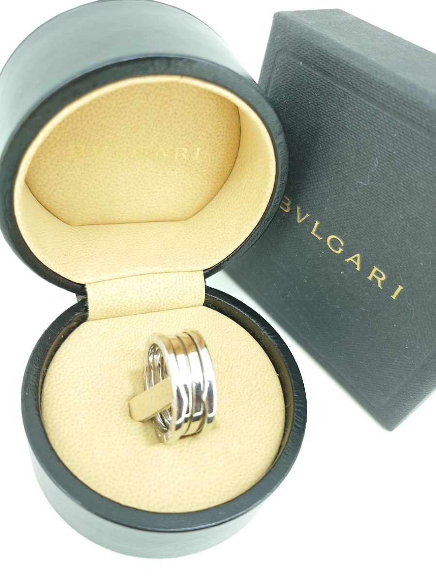 【やや傷や汚れあり】BVLGARI ブルガリ ビーゼロ1 指輪 リング k18WG ＃61の落札情報詳細 - Yahoo!オークション落札価格検索 オークフリー