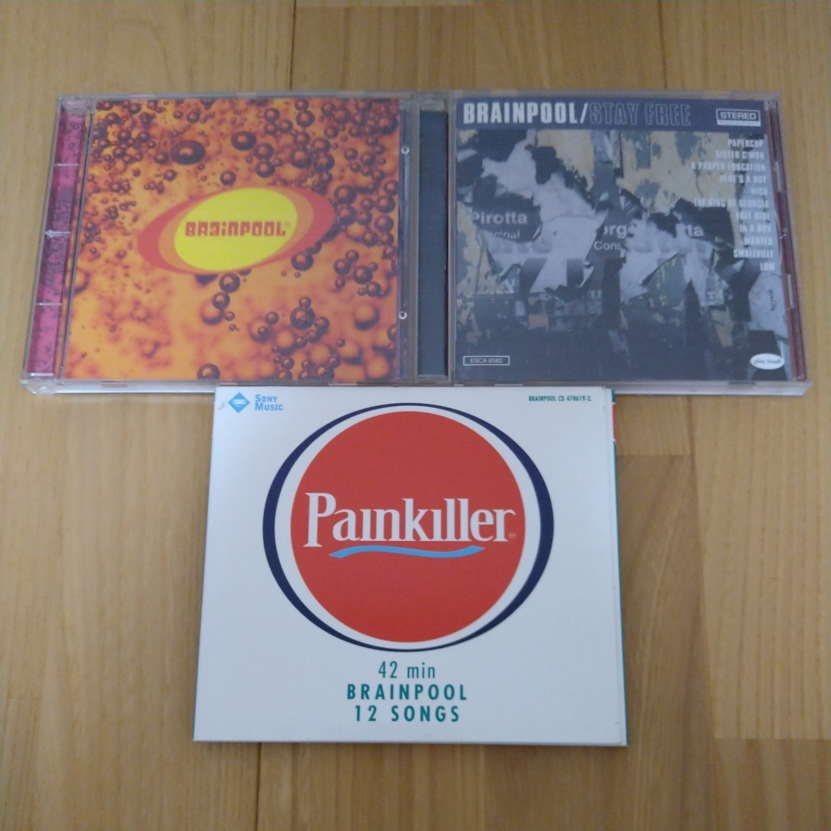 【目立った傷や汚れなし】BRAINPOOL DESCENDENTS ALL BAD RELIGION QUEERS EMO RAMONES BEACH BOYS SURF POP POWER ...