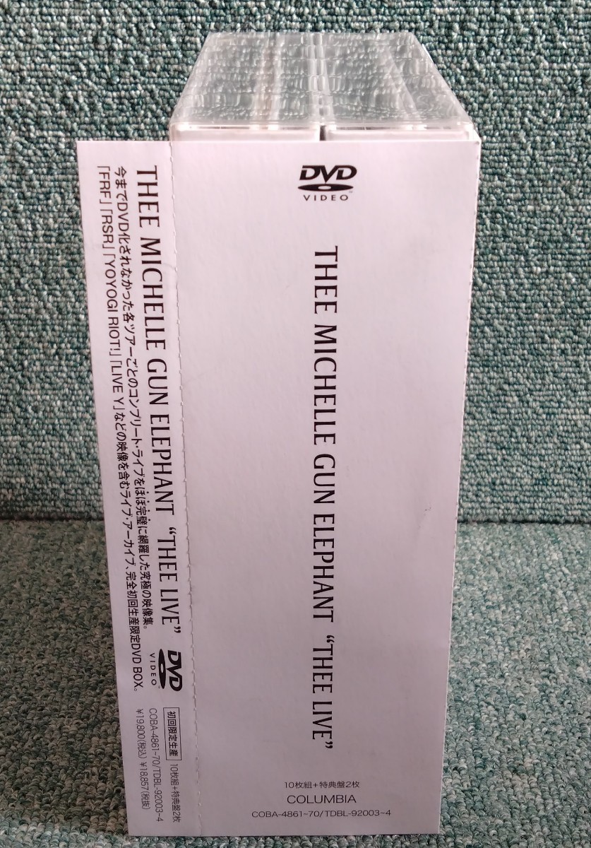 【やや傷や汚れあり】THEE MICHELL GUN ELEPHANT ミッシェル ガン エレファント THEE LIVE DVD BOX ...