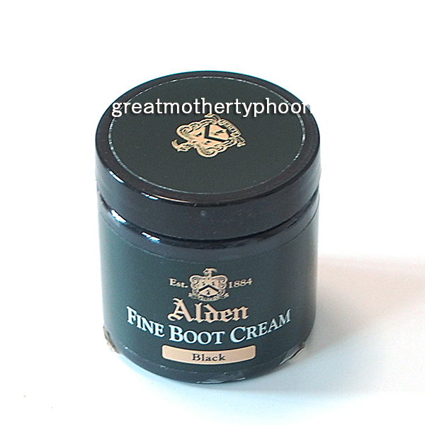 【未使用】送料コミ追跡アリ 新品 オールデン ファイン ブーツ クリーム 1個 ブラック★Alden Fine Paste boot ...