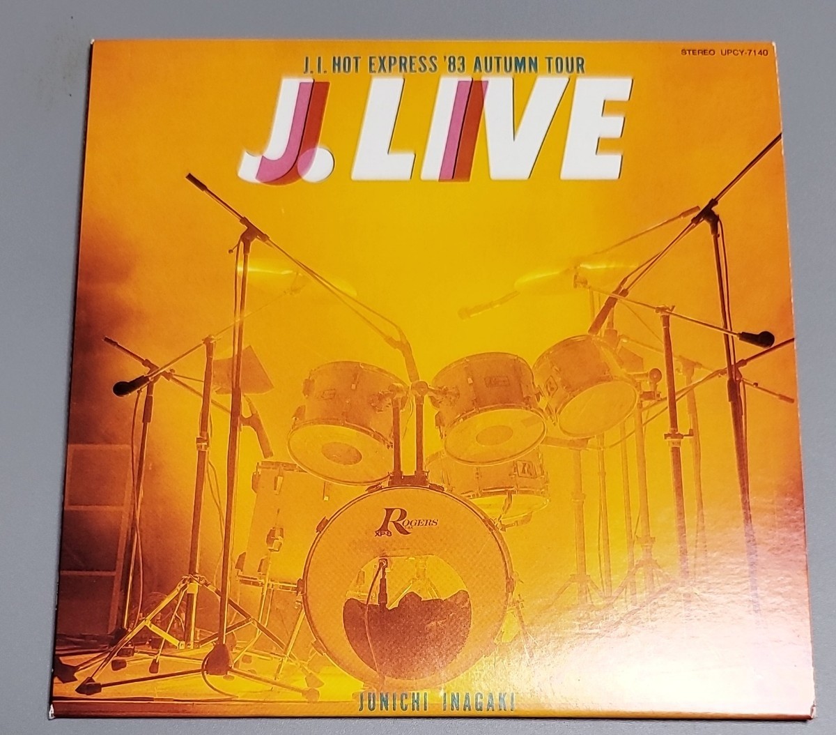 【目立った傷や汚れなし】稲垣潤一 J.LIVE J.I HOT EXPRESS'83 AUTUMN TOUR CD 紙ジャケット 9曲入りの ...