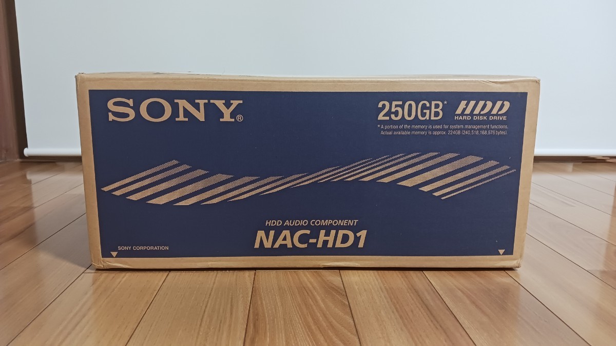 【不動品】SONY NAC-HD1 ハードディスクオーディオレコーダー の落札情報詳細 - ヤフオク落札価格検索 オークフリー