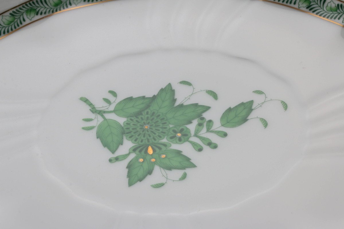 【目立った傷や汚れなし】【SAG】HEREND ヘレンド 『アポニー・グリーン』オーバルディッシュ 幅26cm AV-01211-0-00 共箱 栞 本物保証の落札情報詳細 - Yahoo ...