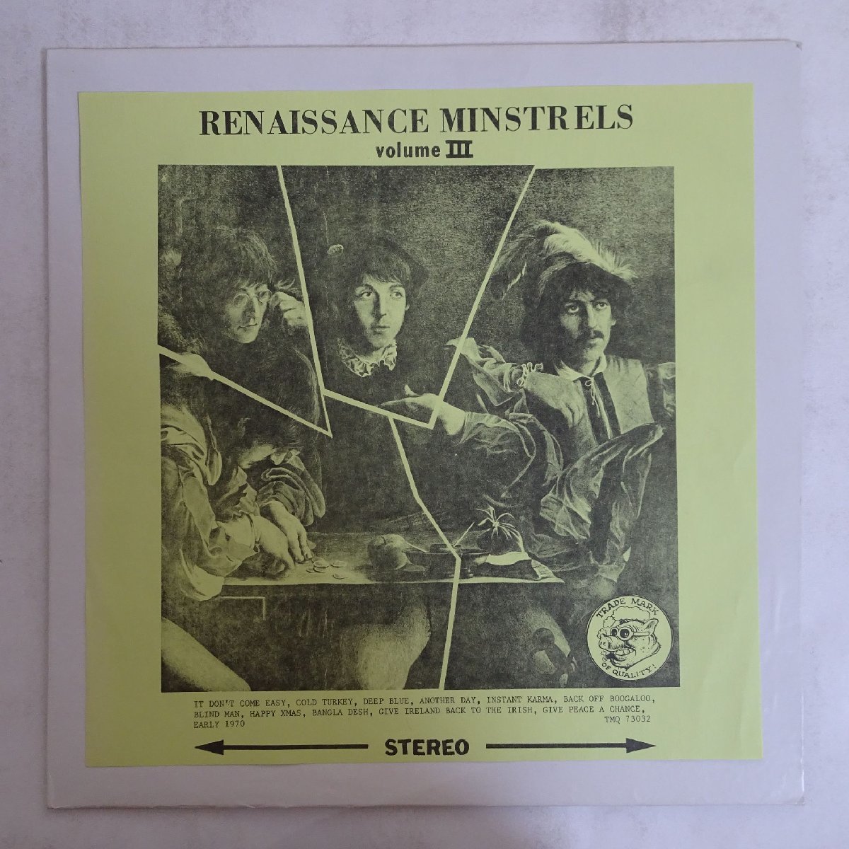 【やや傷や汚れあり】14028645;【BOOT/TMOQ】The Beatles / Renaissance Minstrels ...