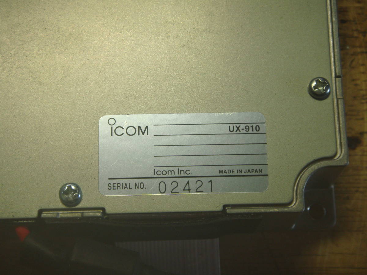 【やや傷や汚れあり】ICOM UX－910 1200MHz帯バンドユニット (IC-910 / IC-910D用)の落札情報詳細 ...