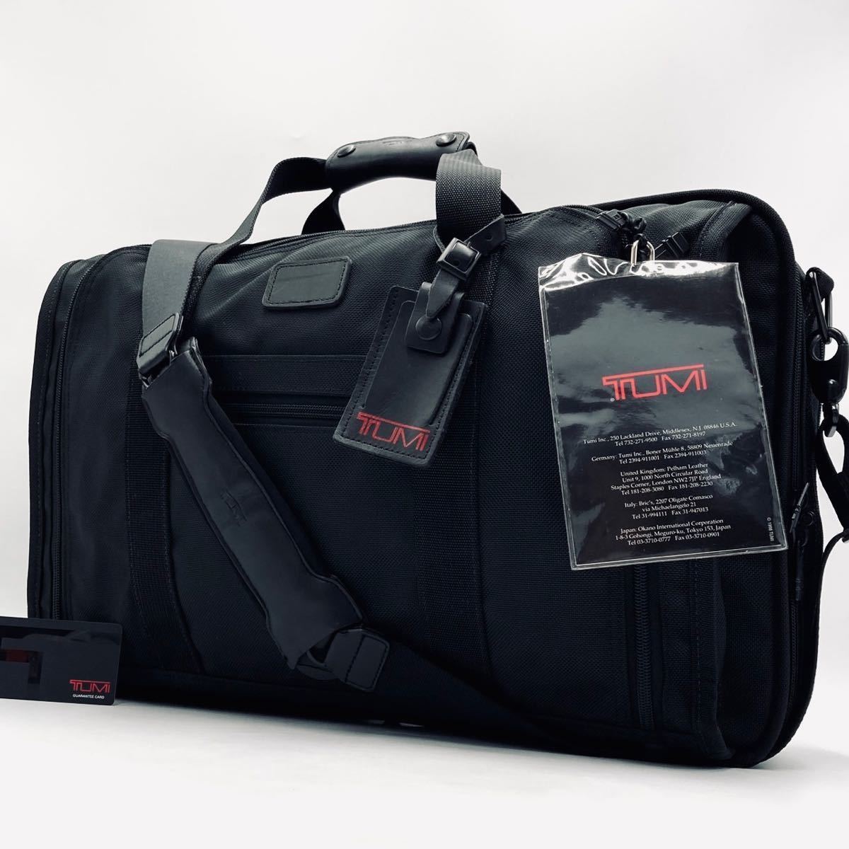 【目立った傷や汚れなし】1円~[極美品] TUMI トゥミ 2way ALPHA Overnight エクスパンダブル ボストンバッグ 斜め掛け レザー バリスティック メンズ ビジネス 黒の ...