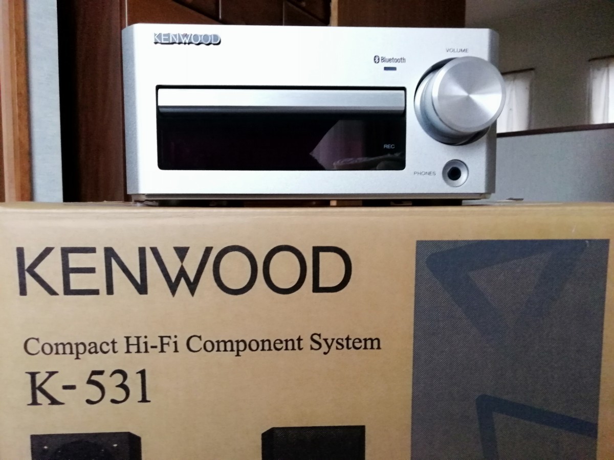 【目立った傷や汚れなし】KENWOOD ケンウッド ミニコンポ K-531 S シルバー コンパクトHi-Fiシステム ★美品★の落札情報詳細 - ヤフオク落札価格検索 オークフリー
