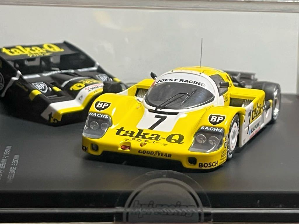 【未使用】hpi-racing 1/43 Porsche 956 LH (#7) 1986 Le Mans ポルシェ ルマン taka-Q ...