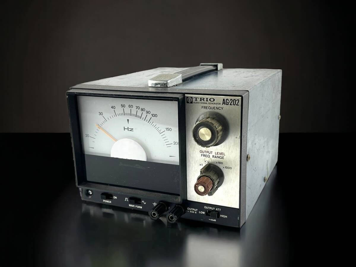【傷や汚れあり】2M3★通電OK★ TRIO トリオ オーディオジェネレーター (AG-202) 低周波発信器の落札情報詳細 - ヤフオク落札 ...