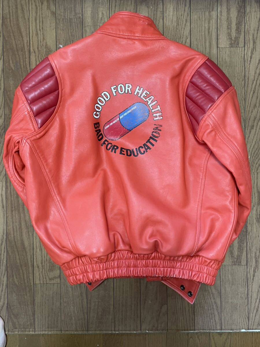 【目立った傷や汚れなし】KADOYA(カドヤ) 「AKIRA」 30周年記念限定金田レザージャケット 入手困難 本革 ブルゾン XL バックロゴ ビンテージ 金田モデル アキラの落札情報詳細 ...