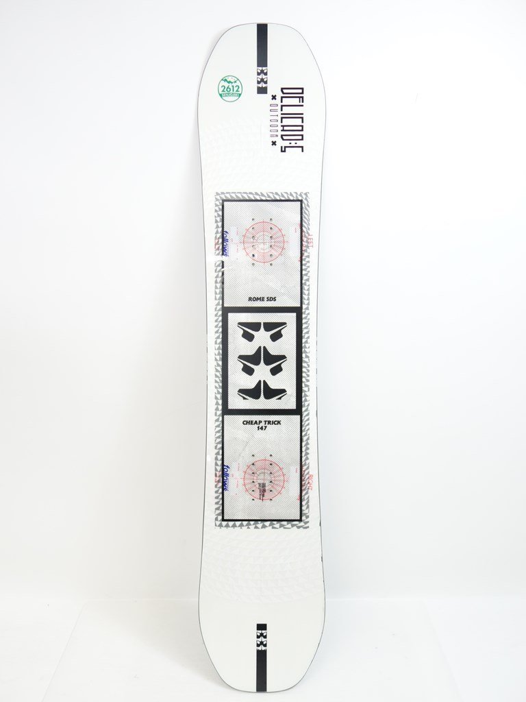 【傷や汚れあり】中古 パーク 地形遊び最適 21/22 ROME SDS CHEAP TRICK 147cm スノーボード ロームエスディー ...