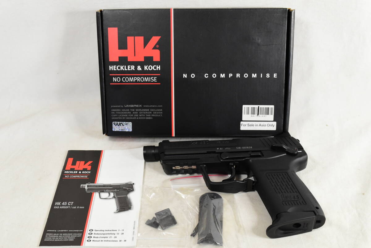 【目立った傷や汚れなし】美品 HECKLER&KOCH ヘッケラー&コッホ HK45CT JPverision ガスブローバックピストルの落札 ...