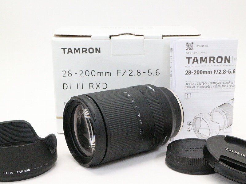 【目立った傷や汚れなし】 【美品・元箱付】TAMRON A071 28-200mm F2.8-5.6 Di III RXD SONY カメラ ...
