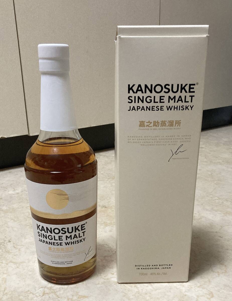【未使用】嘉之助 シングルモルト ウイスキー 700ml 48％ 箱付き ジャパニーズ KANOSUKE SINGLE MALT 厚岸 山崎 響白州 余市 竹鶴の落札情報詳細 - ヤフオク落札 ...