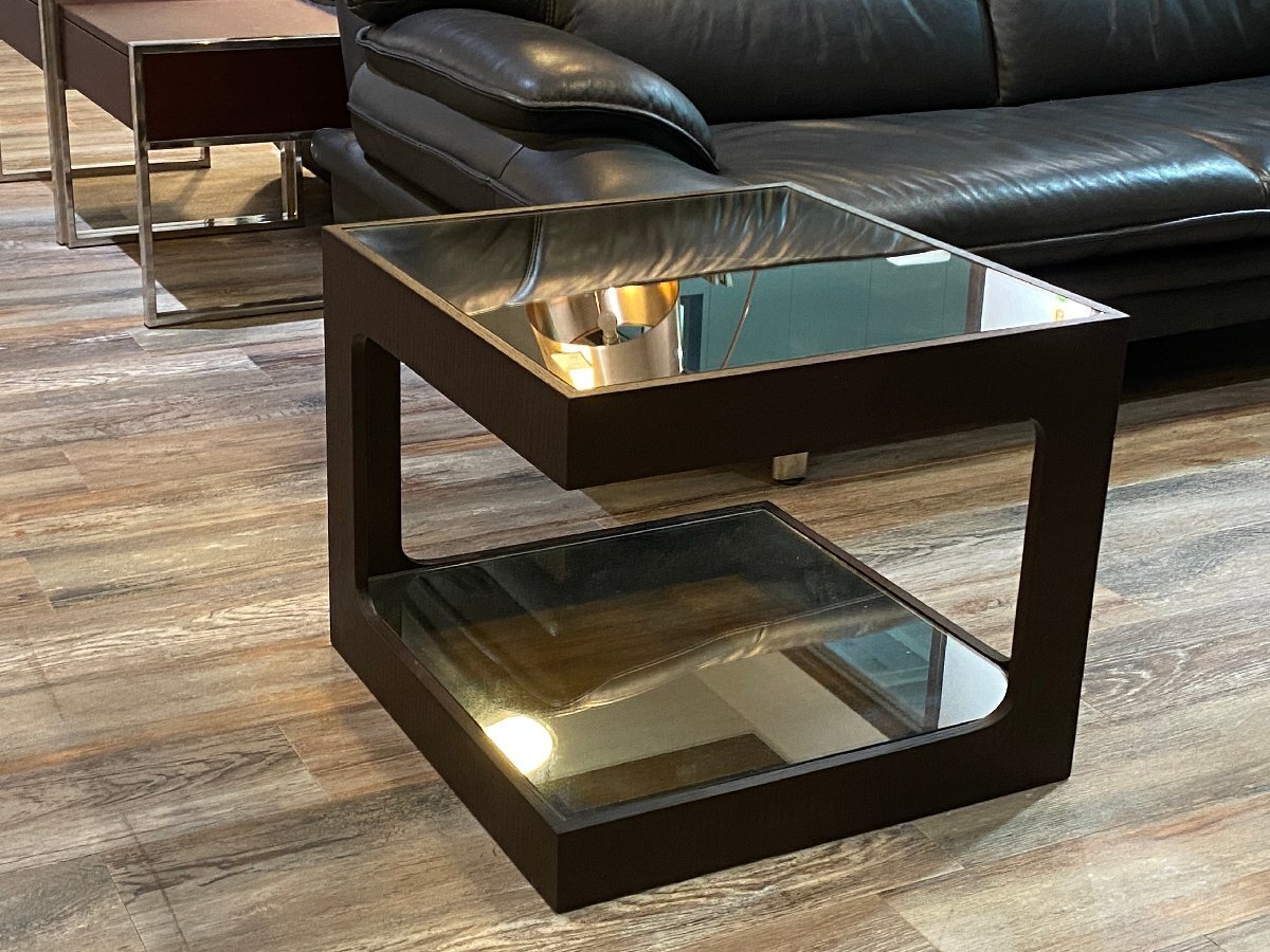 【目立った傷や汚れなし】D-03066HY3021X24R 美品 moda en casa モーダエンカーサ dice 50 coffee table ② ダイス50 コーヒーテーブル サイド ...