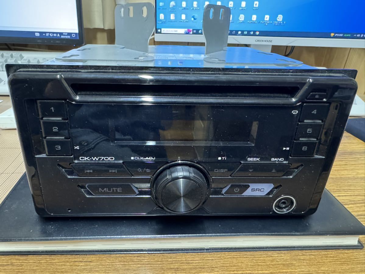 【やや傷や汚れあり】【ダイハツ純正】ケンウッド CK-W70D ワイドシンプル CDチューナー 08600-K9034【ブラケット付】の落札情報詳細 - Yahoo!オークション落札価格検索 ...