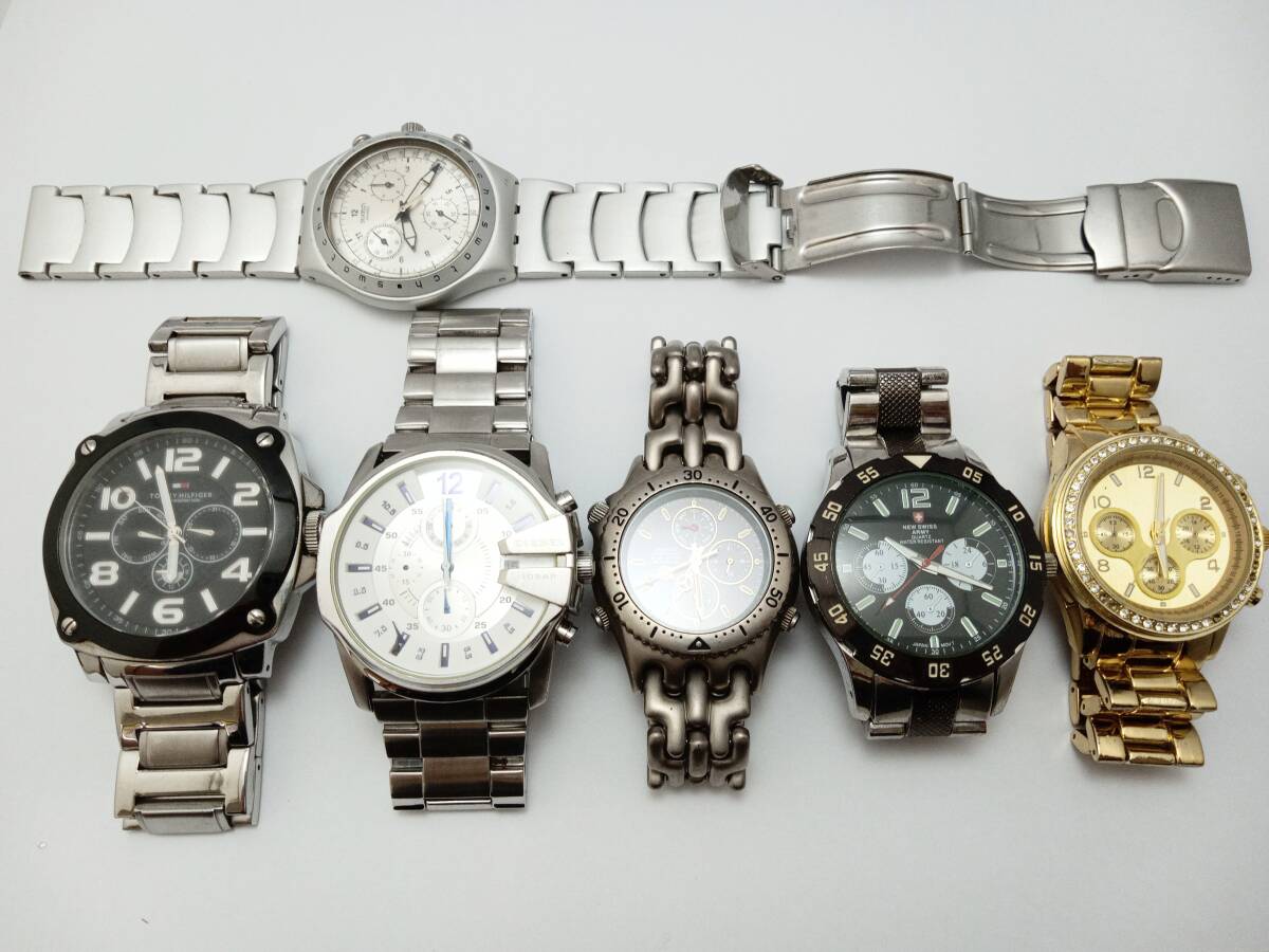 【全体的に状態が悪い】ジャンク 【ジャンク出品】1円出品 swatch DIESEL 他4点 swatch破損ありの落札情報詳細 - ヤフオク ...