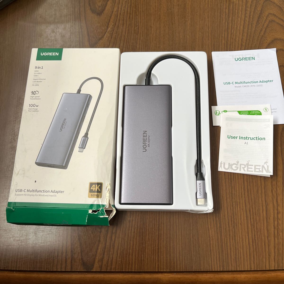 【未使用】604p2013☆ UGREEN Revodok Pro 109-usb ハブ type-c 9 in 1 USB Cハブ 10Gbps USB-C3.2 & USB-A3.2 高速 ...