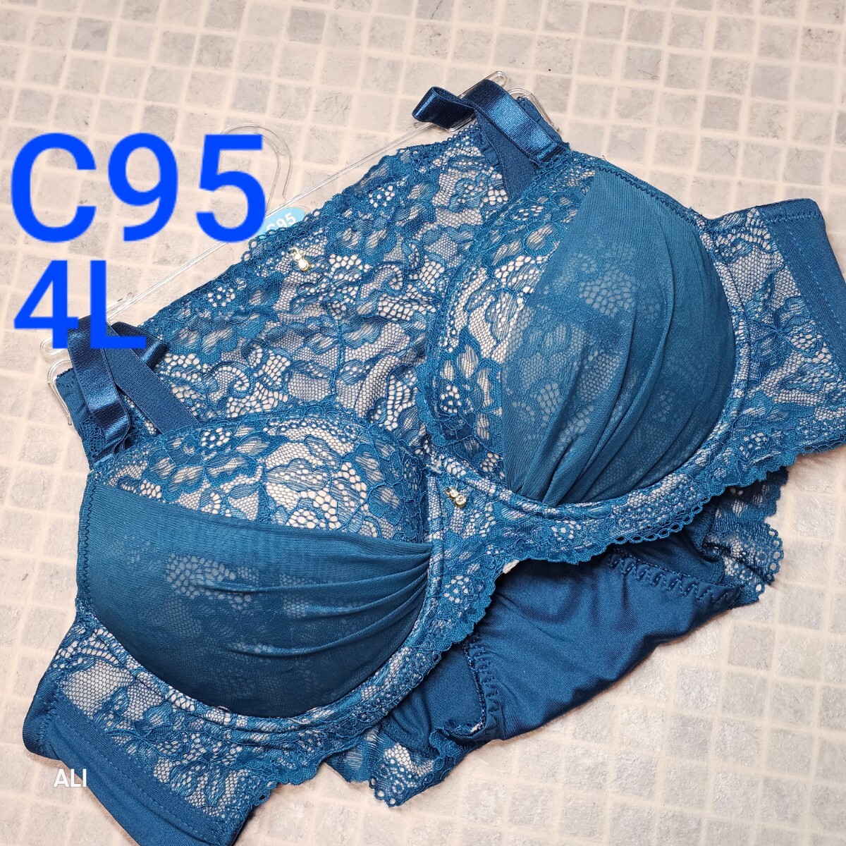 【未使用】300円スタート 12-14 C95 4L ブラジャー＆ショーツセット ラグジュアリー 豪華 カシュクール 女装さんにも♪ の落札情報詳細 - ヤフオク落札価格検索 オークフリー
