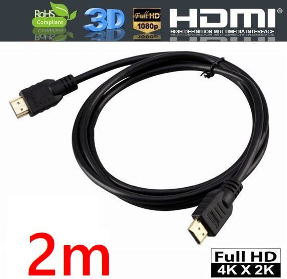 【未使用】送料無料！HDMIケーブル 2m 金メッキ端子 Etherent/4K,2K対応 ハイスピード Ver1.4 ・ HDMI-2Mの落札情報詳細 - Yahoo!オークション落札価格 ...