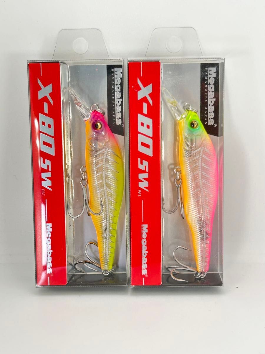 【未使用】メガバス 限定カラー X-80 SW 2個 未開封品 GP SUNRISE BONE ＆ GP SUNSET BONE ハチマル X80 SP-Cの落札情報詳細 - Yahoo ...