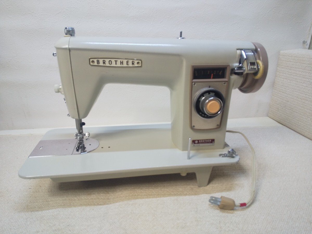 【中古】美品 取説付 昭和レトロ 電動 ブラザー 足踏みミシン HA2-B149の落札情報詳細 - ヤフオク落札価格検索 オークフリー