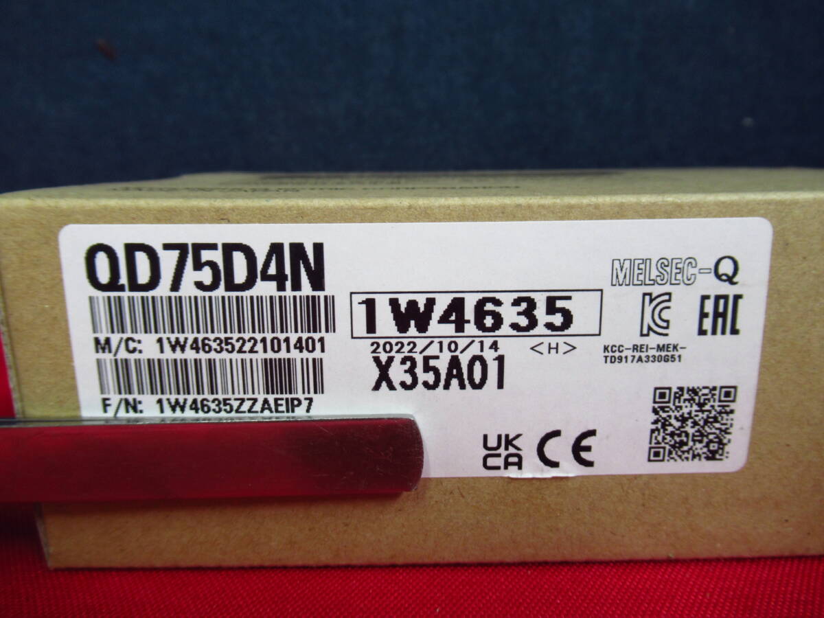 【未使用】未使用品 MITSUBISHI 三菱電機 シーケンサ 位置決めユニット QD75D4N 2022年製 管理6rc0426L83の落札 ...