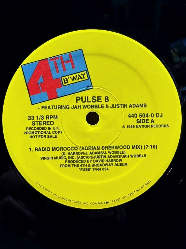 【目立った傷や汚れなし】Pulse 8 Featuring Jah Wobble & Justin Adams - Radio Morocco ...