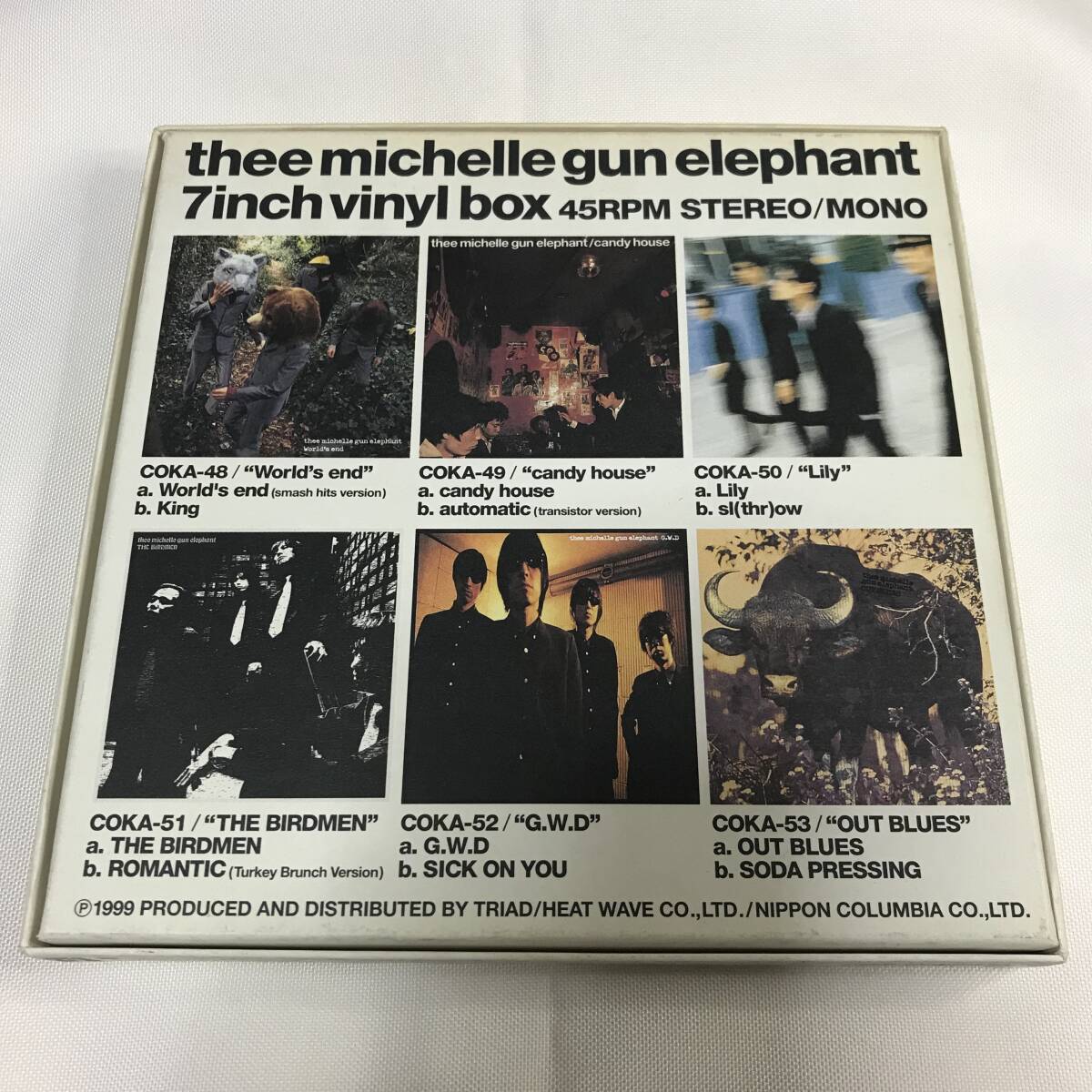 【未使用に近い】MICHELLE GUN ELEPHANT ミッシェルガンエレファント 7インチ EP BOX ボックス 限定 The ...