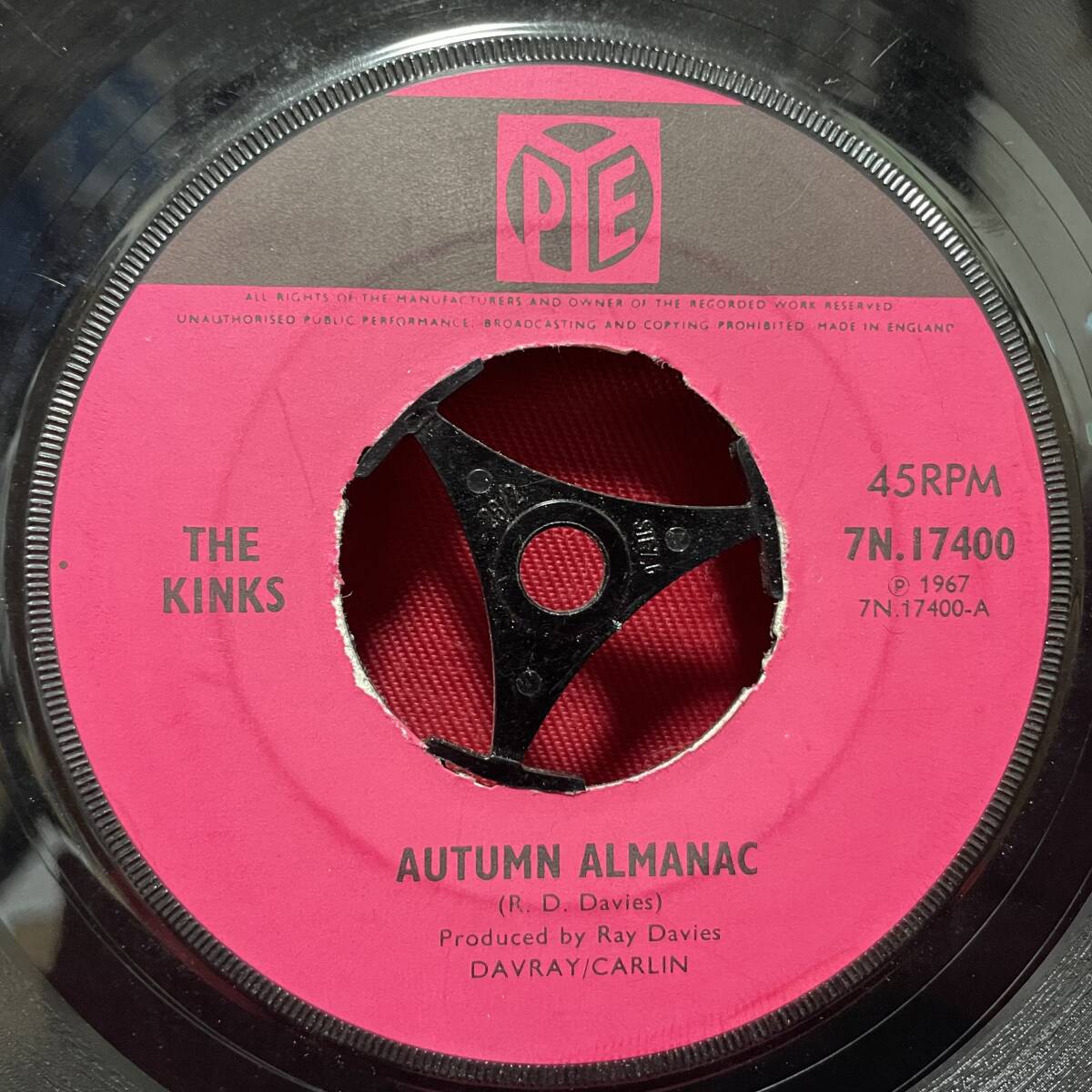 【やや傷や汚れあり】 1円開始! UKorg7”s! THE KINKS AUTUMN ALMANAC の落札情報詳細 - Yahoo ...