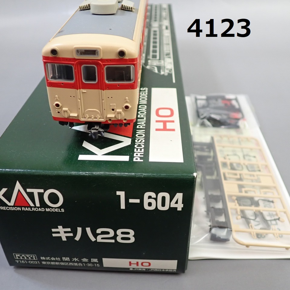 【目立った傷や汚れなし】 FK-4123 鉄道コレクター放出品 KATO HOゲージ 1-604 キハ28 20240524の落札情報詳細 - ヤフオク落札価格検索 オークフリー