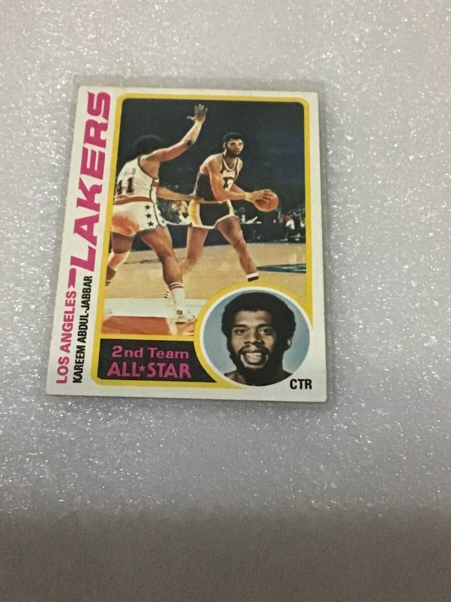 【目立った傷や汚れなし】NBA 1978-79 TOPPS Kareem Abdul-Jabbar Lakers ジャバー レイカーズの落札 ...