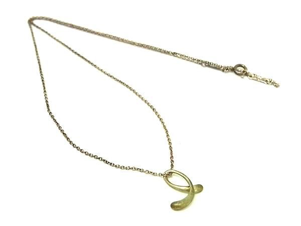 【やや傷や汚れあり】1円 TIFFANY＆Co ティファニー エルサペレッティ レターe SV925 イニシャル ネックレス ペンダント ...