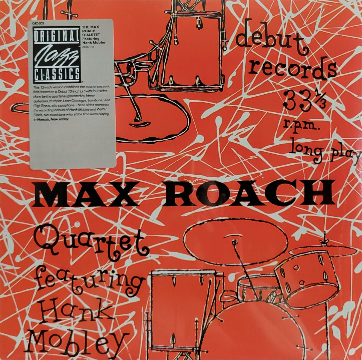 【未使用】The Max Roach Quartet* Featuring Hank Mobley The Max Roach Quartet ...