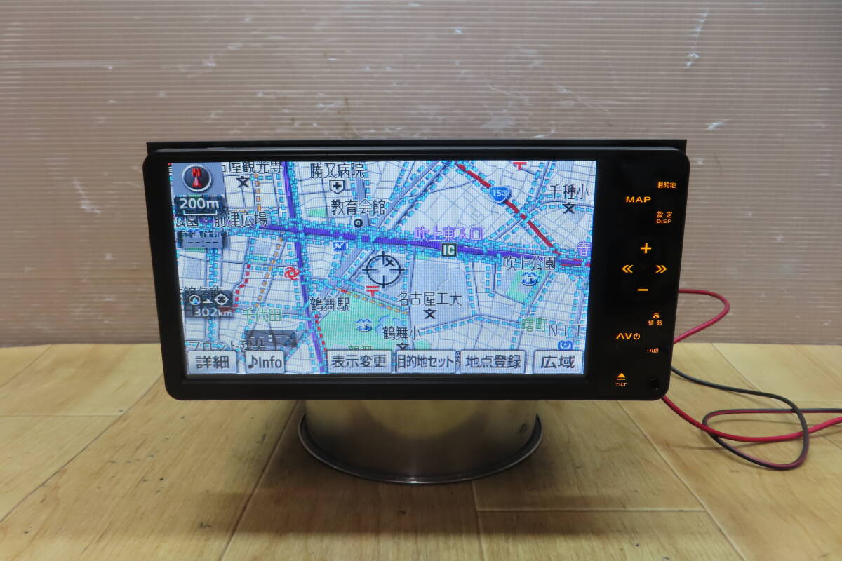 【傷や汚れあり】動作保証付★A738/トヨタ純正 NHDT-W60G HDDナビ 地図2010年 TVワンセグ Bluetooth内蔵 CD ...