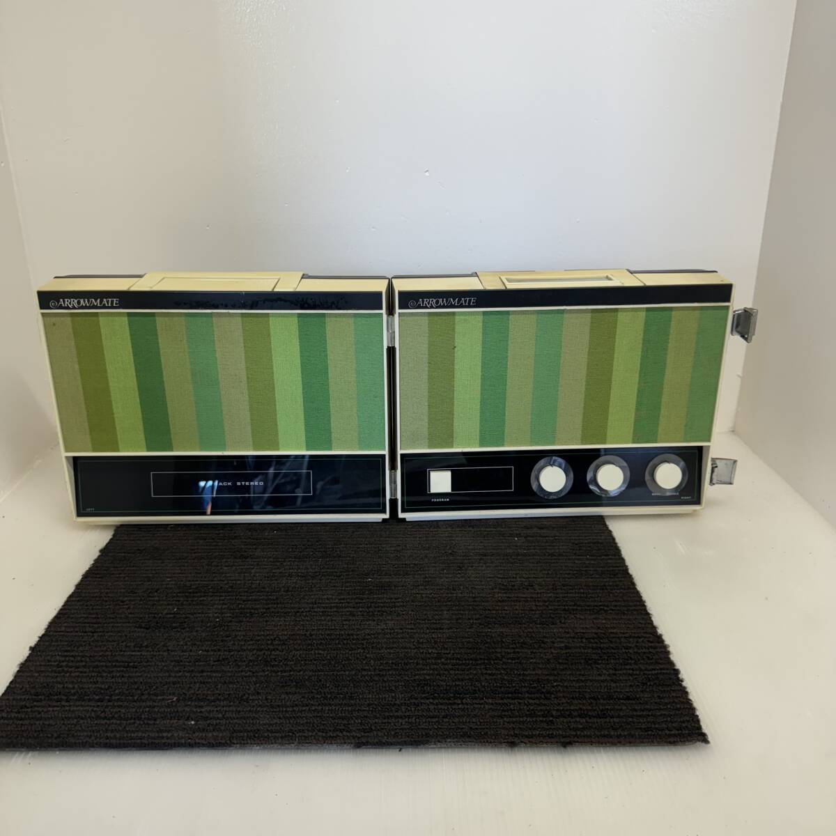 【傷や汚れあり】 岐阜発 ARROWTATE / 8トラックテープデッキ / BP410 / 動作未確認 / コード類欠品あり / ジャンク品 ...