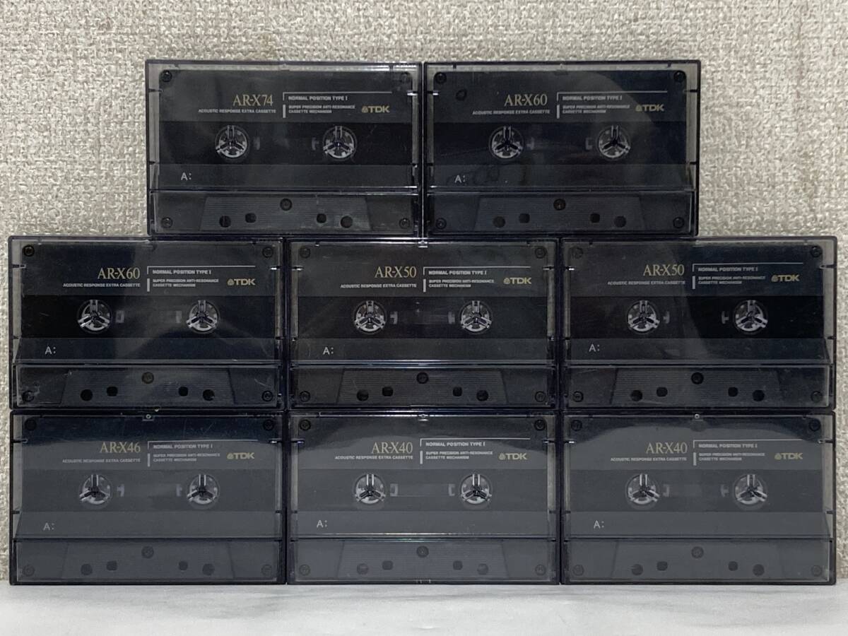 【傷や汚れあり】 ク713 TDK カセットテープ ACOUSTIC RESPONSE EXTRA AR-X74 他 8本セット の落札情報 ...
