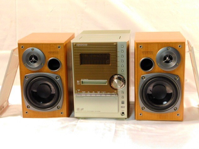 【やや傷や汚れあり】M352★KENWOOD/ RXD−SL 3MD/MD/CD/カセット/FM ミニコンポ★/2WAY スピーカー/LS−SL3MD−N/2004年/ケンウッド/システム ...