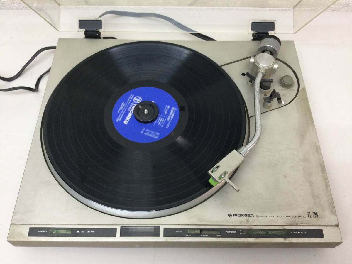 【傷や汚れあり】PIONEER パイオニア PL-280 ターンテーブル レコードプレーヤーの落札情報詳細 - Yahoo!オークション落札 ...