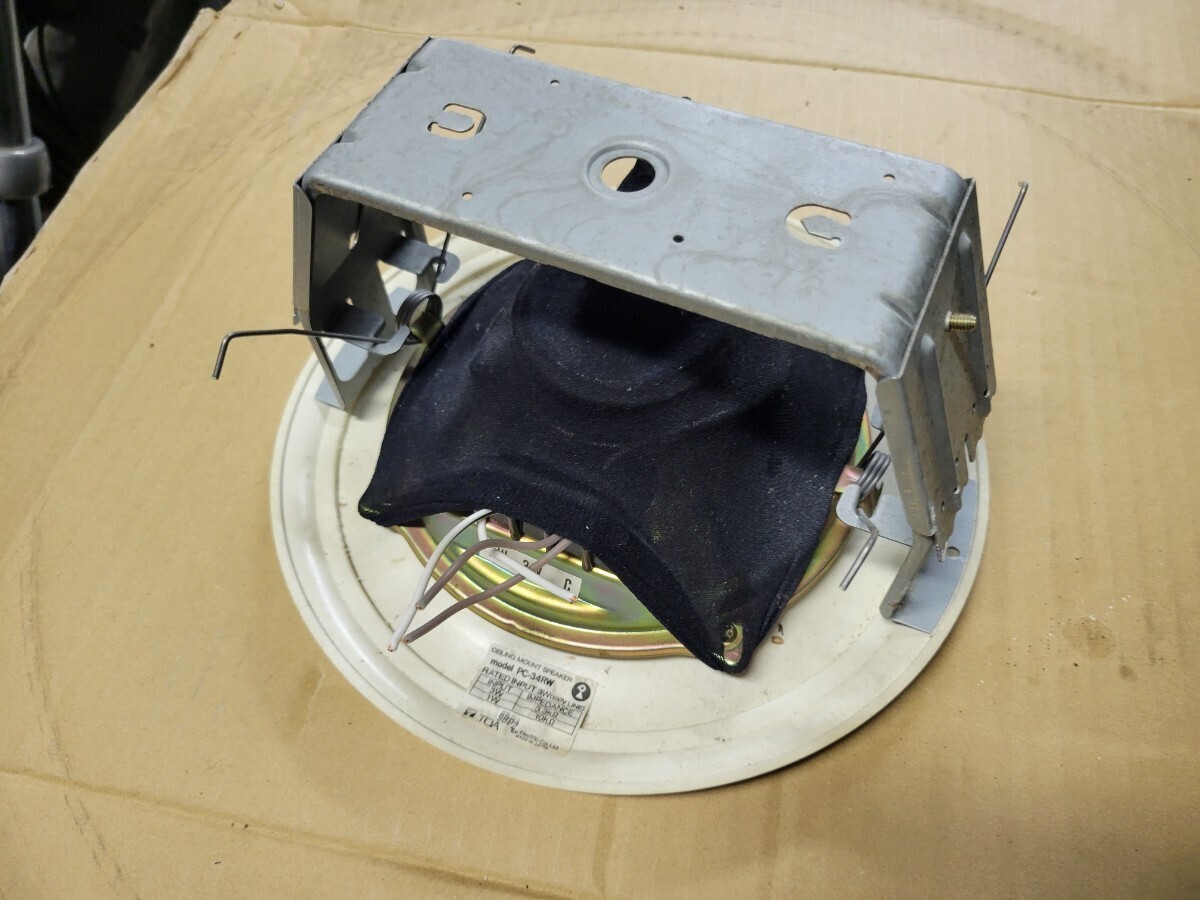 【全体的に状態が悪い】TOA PC-34RW 天井スピーカー ジャンクの落札情報詳細 - Yahoo!オークション落札価格検索 オークフリー