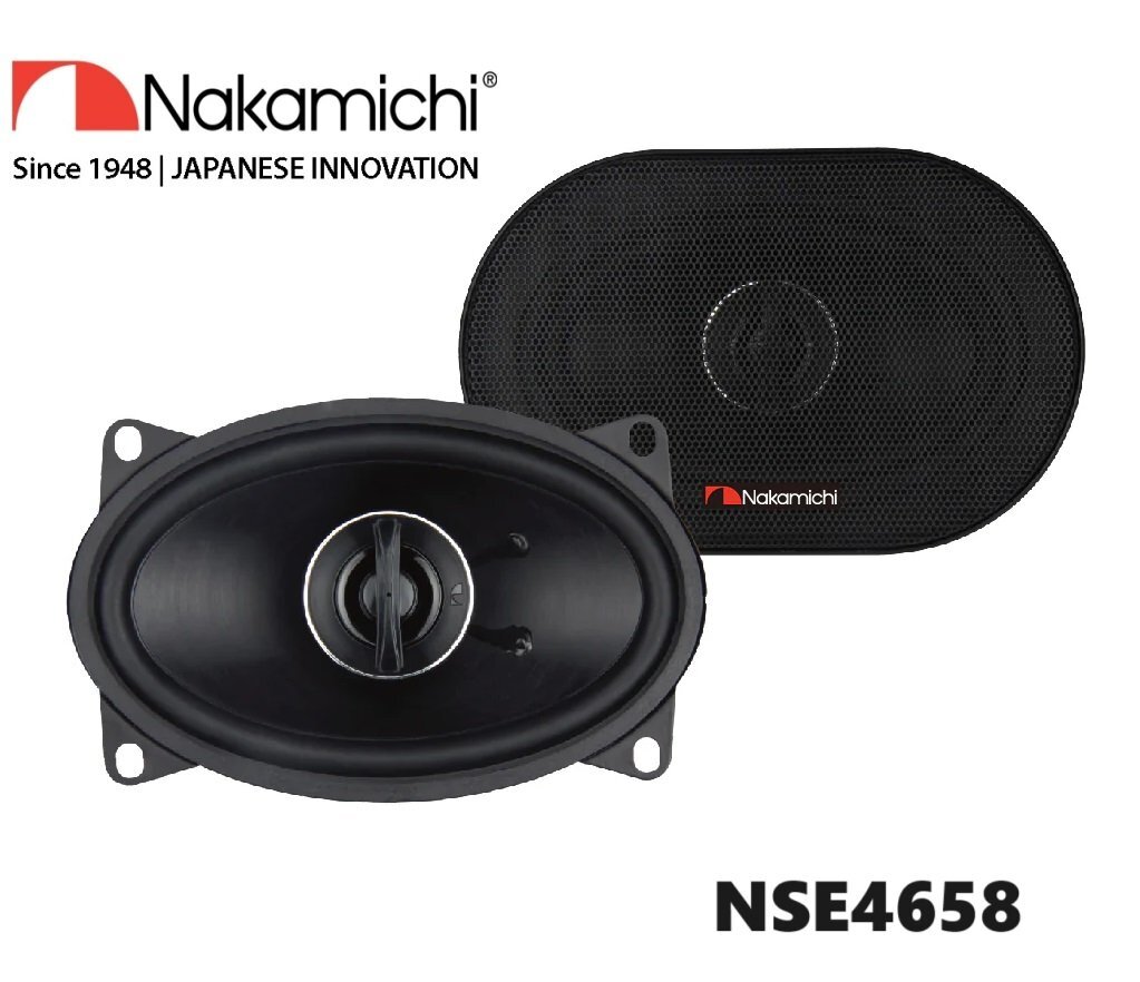 【未使用】 USA Audio ナカミチ Nakamichi NSEシリーズ NSE4658 楕円形9.8x15.3cm（4x6インチ）Max.150W 2 Wayスピーカー 保証付 税込の ...