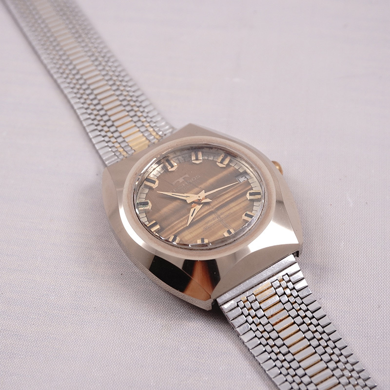 【全体的に状態が悪い】テクノス タイガーボラゾン 自動巻き TECHNOSの落札情報詳細 - Yahoo!オークション落札価格検索 オークフリー