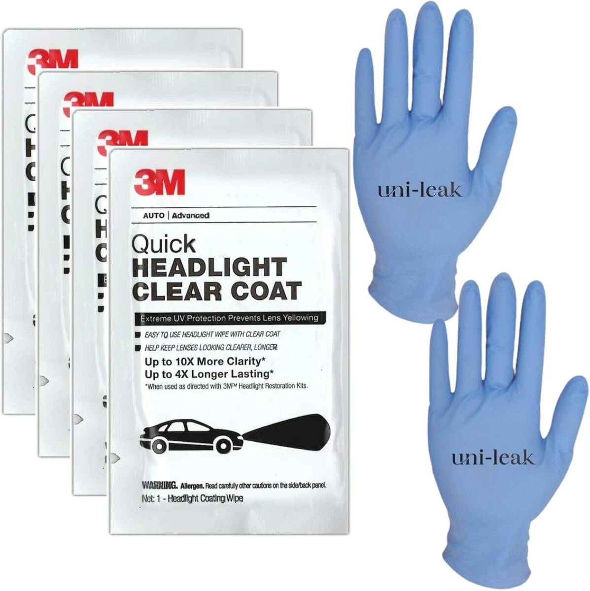 【未使用】[手袋付き]3m ヘッドライト用 クリアコート コーティング剤 39173 シートのみ (4シートセット) 輸入品の落札情報詳細 - ヤフオク落札価格検索 オークフリー