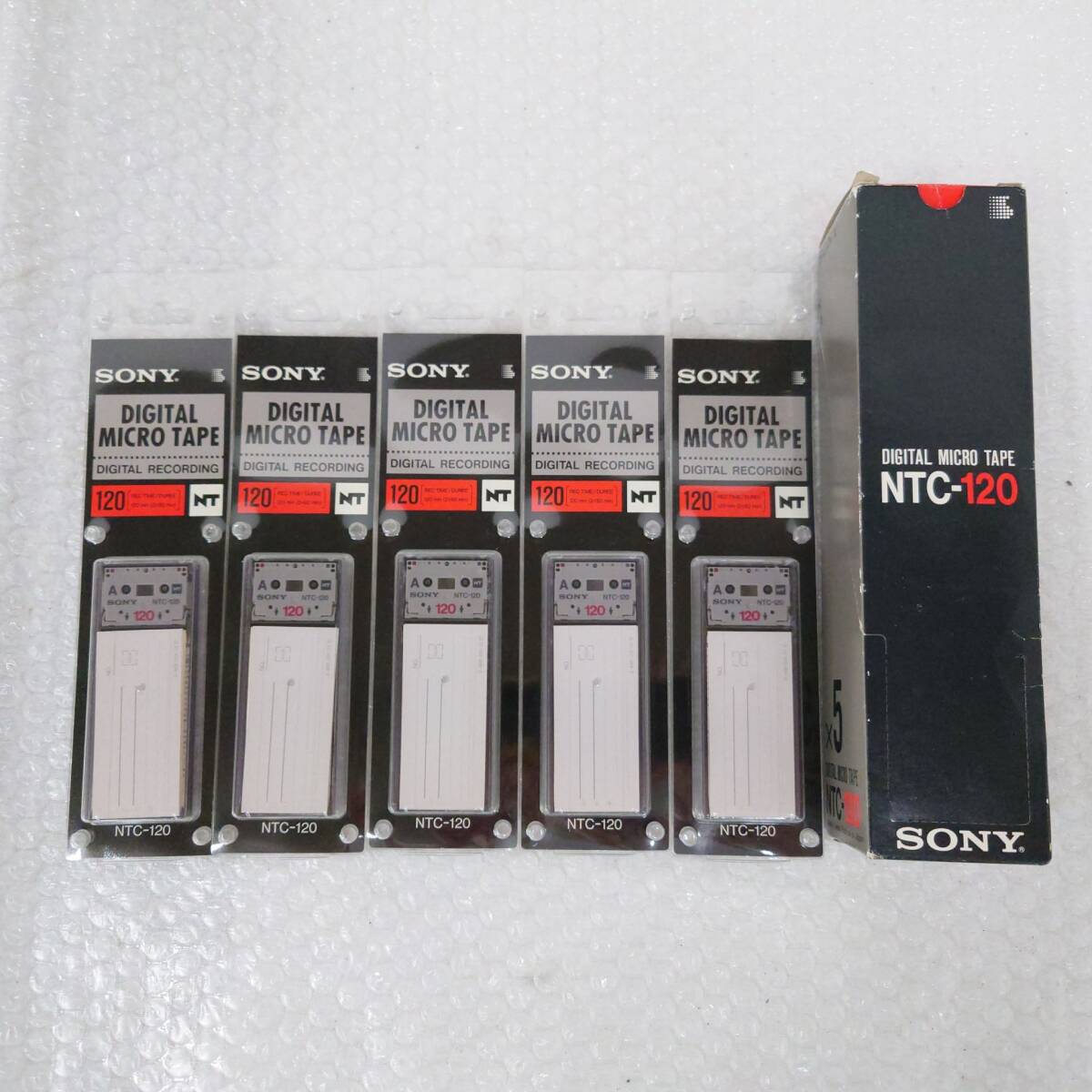【全体的に状態が悪い】24名/A055696-10/C081-218/IK3000【名古屋】SONY ソニー NTC-120 DIGITAL MICRO TAPE 5点まとめの落札情報詳細 ...