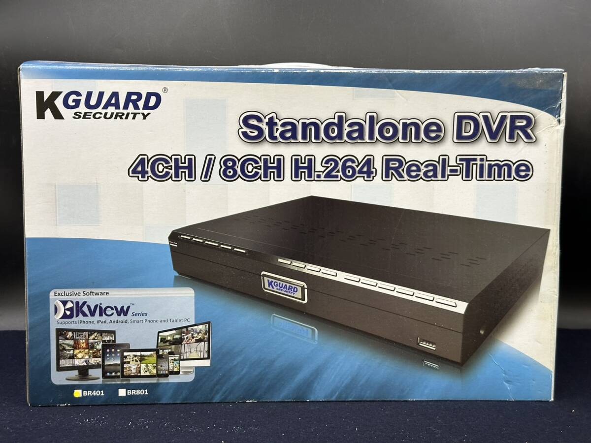 【未使用】新品 防犯カメラ KGUARD SECURITY DVR セキュリティ ビデオレコーダー 4CH/8CH H.264 Real ...