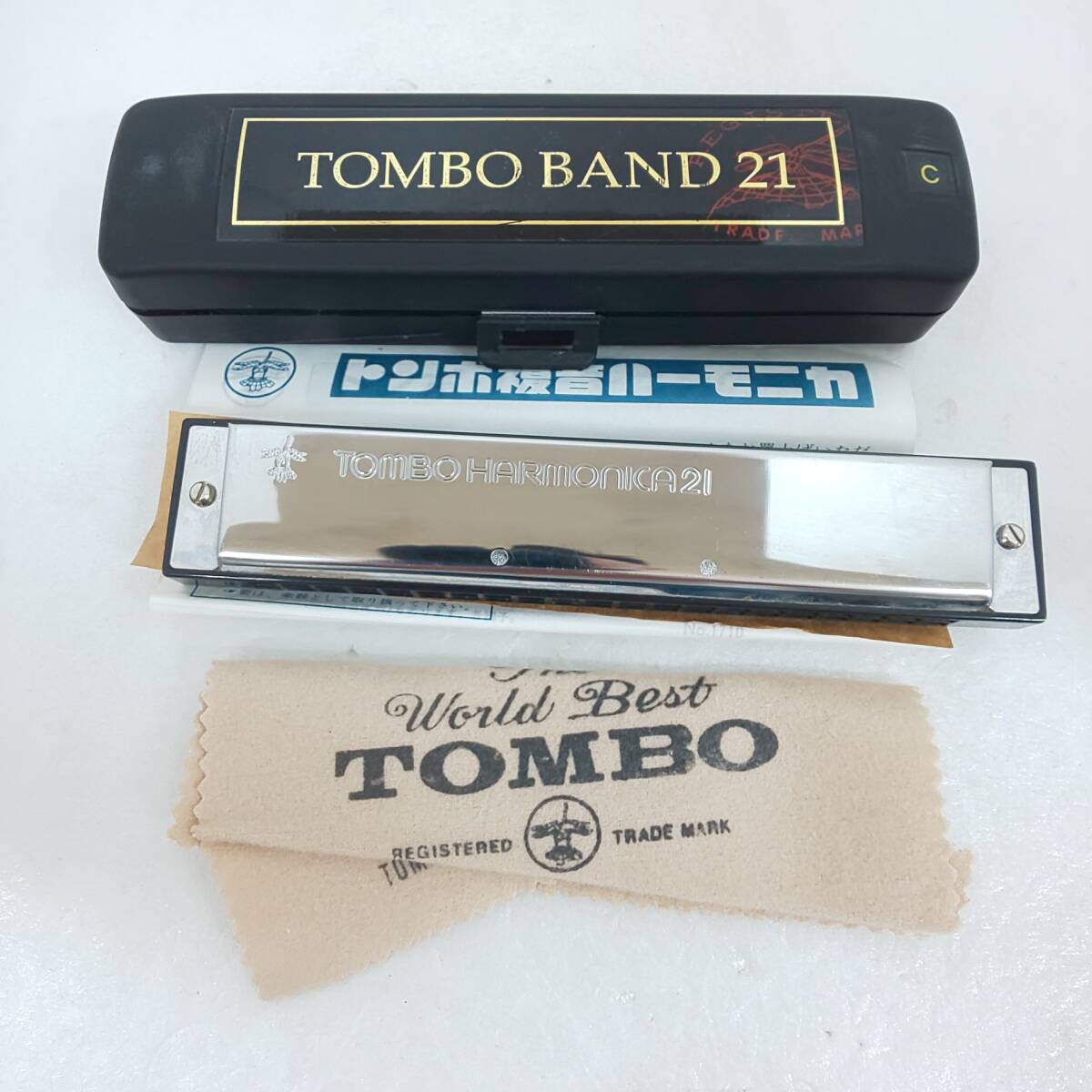 【目立った傷や汚れなし】 トンボ楽器 TOMBO BAND 21 No.3121 トンボバンド21 複音ハーモニカ 即発送の落札情報詳細 - Yahoo!オークション落札価格検索 オークフリー