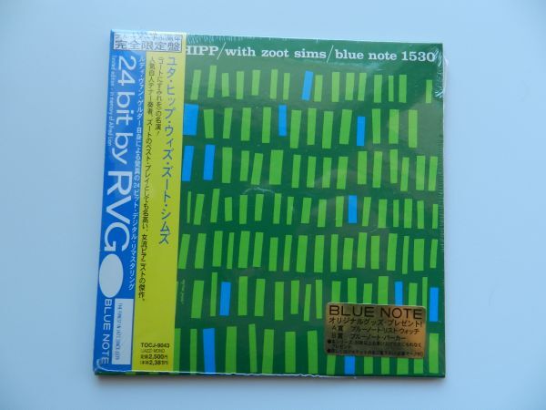 【未使用】未開封 24 Bit By RVG 紙ジャケCD【 Japan/Blue Note】ユタ・ヒップ ,ズート・シムズ/ Jutta Hipp With Zoot Sims★TOCJ ...